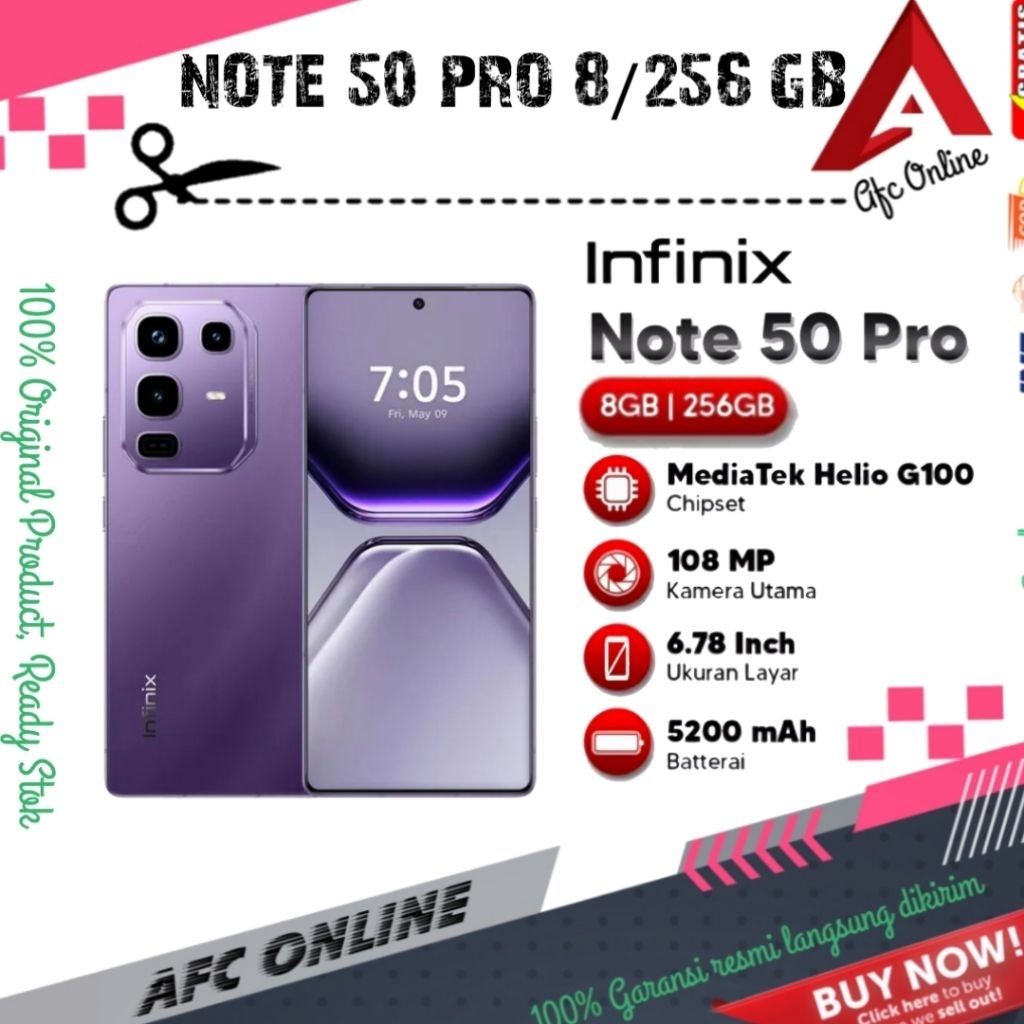 Jual New Infinix Note 50 Pro 8/256GB Resmi No Repack | Shopee Indonesia