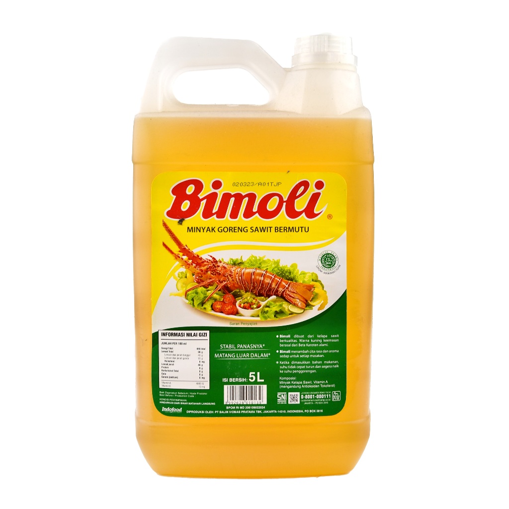 Jual Bimoli Minyak Goreng Kelapa Sawit 5 Liter | Shopee Indonesia