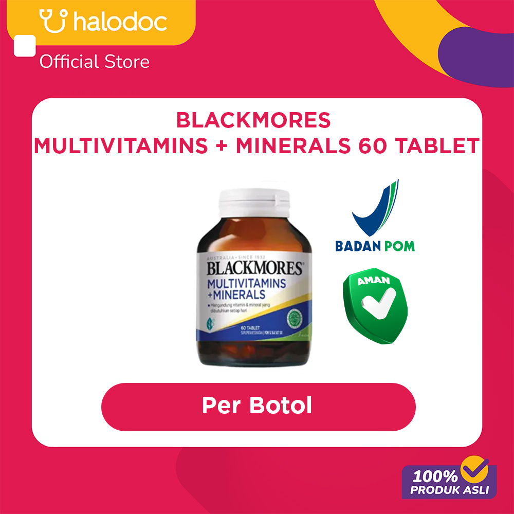 Jual Blackmores Multivitamins + Minerals 60 Tablet | Shopee Indonesia