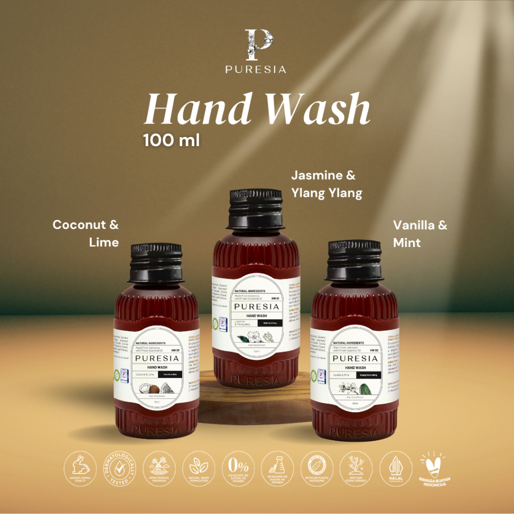 Jual Puresia | Hand Wash 100ml / Sabun Cuci Tangan | Shopee Indonesia