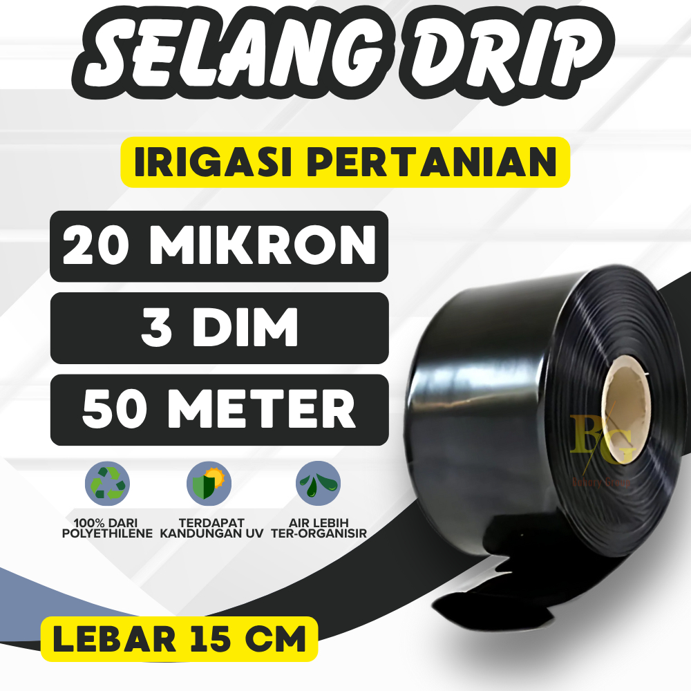 Jual Selang Drip 3 Dim 20 Mikron 50 Meter Selang Irigasi | Shopee Indonesia