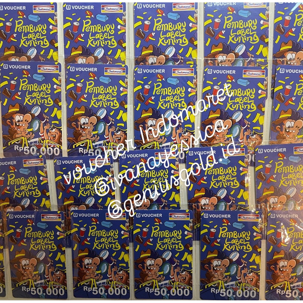 Jual Part 2 Voucher Indomaret / Paket Gift Box Voucher Indomaret / Gift ...