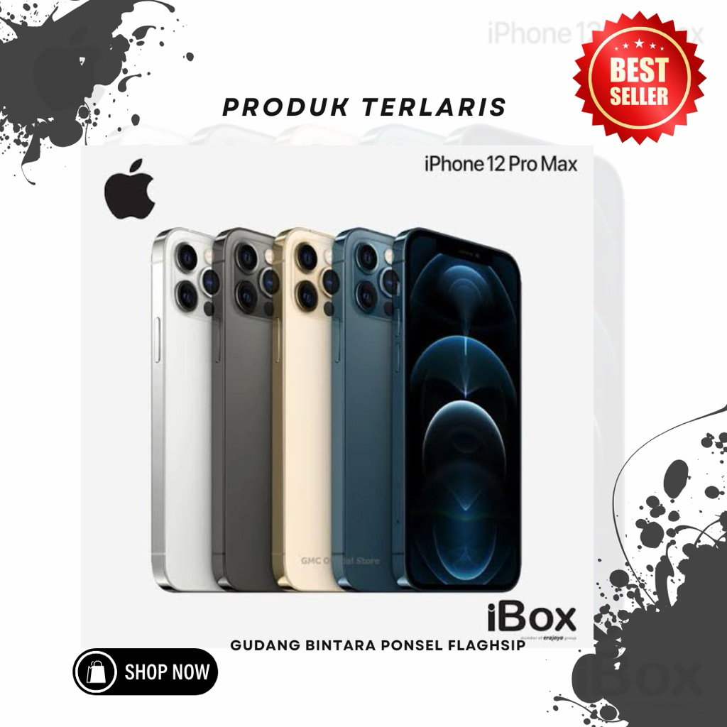 Jual 12 Promax 256GB Resmi Ibox | Shopee Indonesia