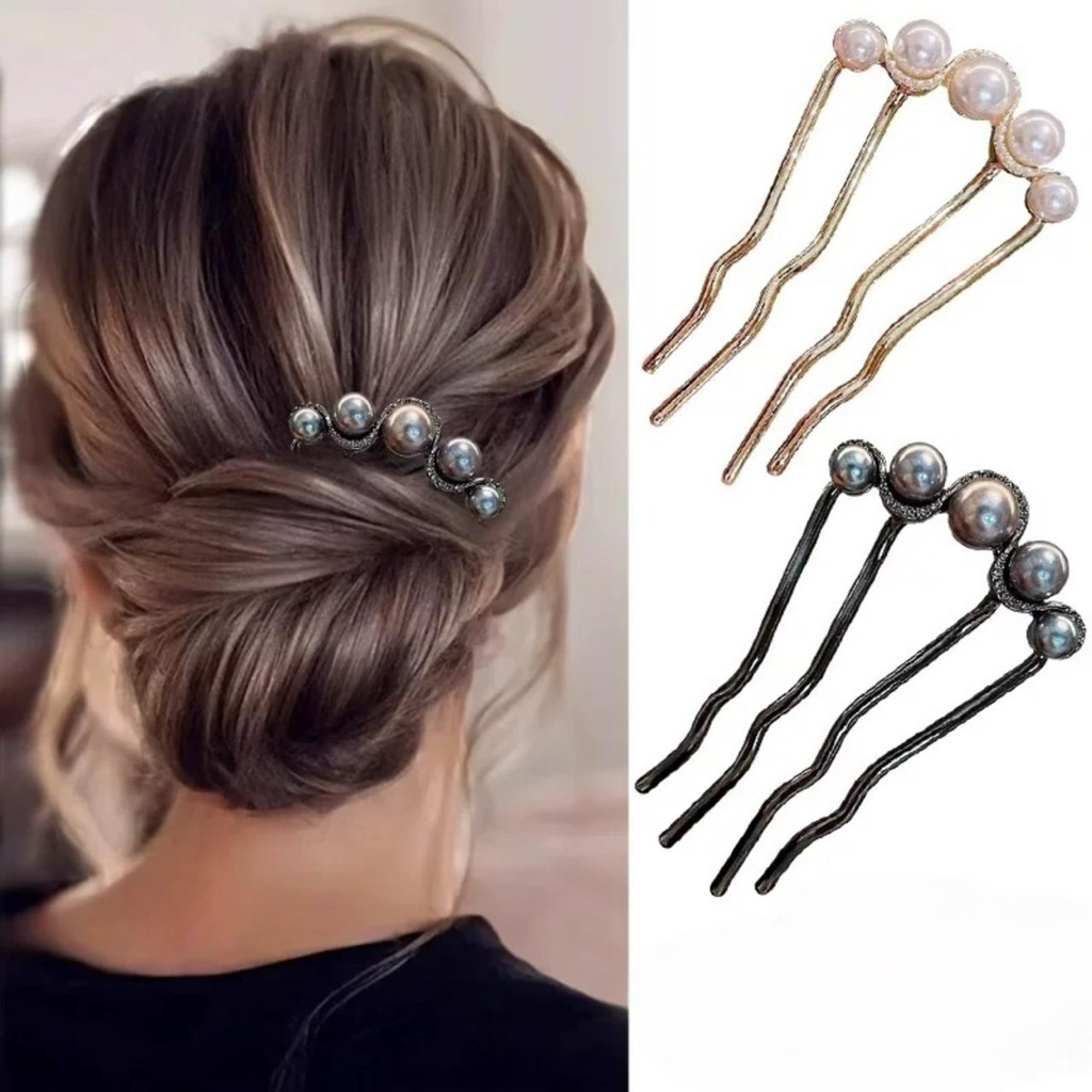 Jual Sirkam Tusuk Konde Hair Do Modern Niki Gaya Korea Sanggul Modern ...