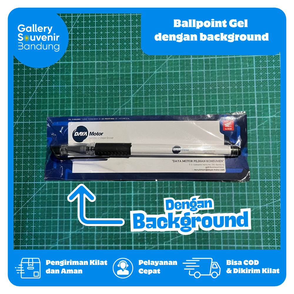 Jual Ballpoint bolpen pulpen pena Gel Custom Desain Insert paper Logo ...