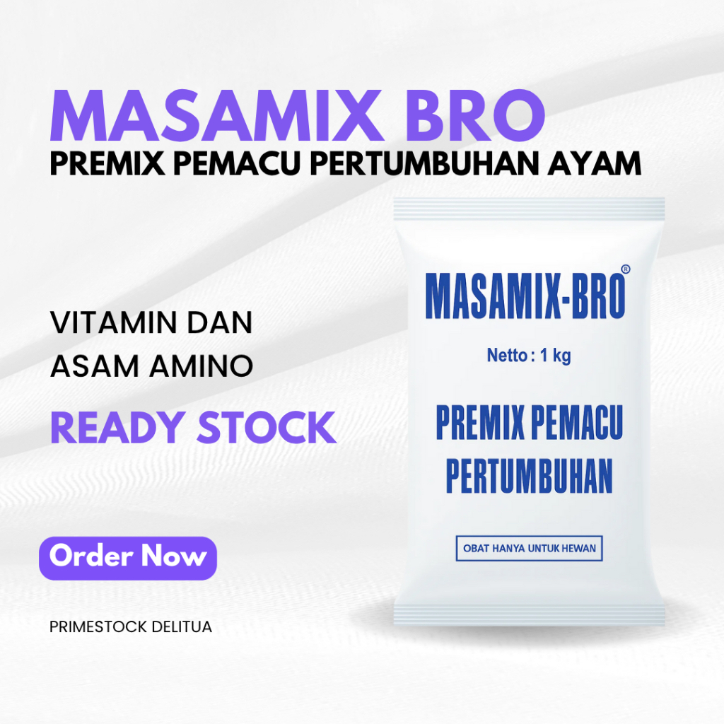 Jual Masamix Bro - Premix Nutrisi Pemacu Pertumbuhan untuk Ayam ...