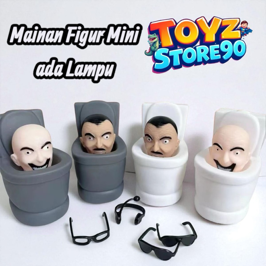Jual 052 Figur Mini Skibidi Toilet Squishy, Pencet Mainan Pop It ...
