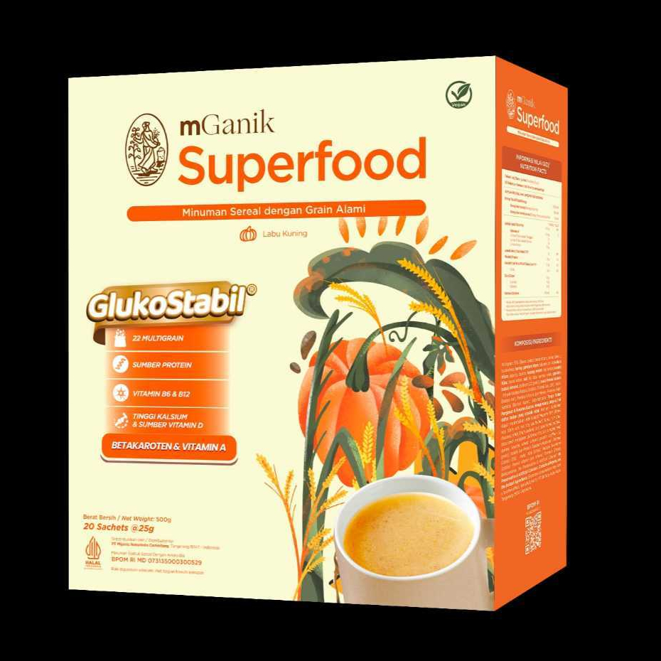 Jual MGanik Superfood Multigrain 1 BOX (20 Sachet) M-Ganik M Ganik ...