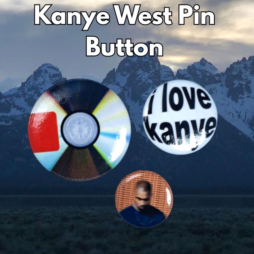 Jual Kanye West Pin Button Set | Pin Bros Musik Unik Aesthetic ...