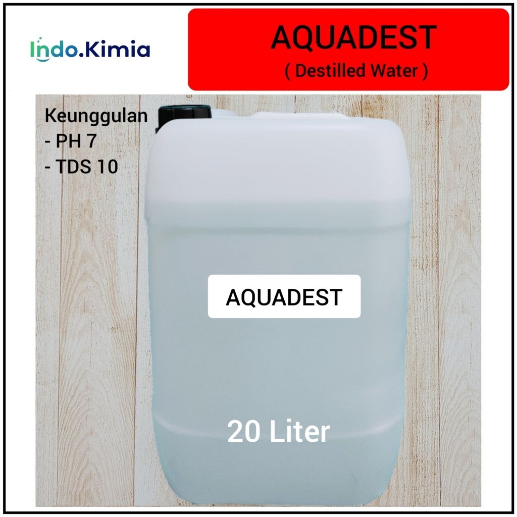 Jual AQUADES / AQUADEST 20LITER ( AIR SULING 20LITER ) | Shopee Indonesia