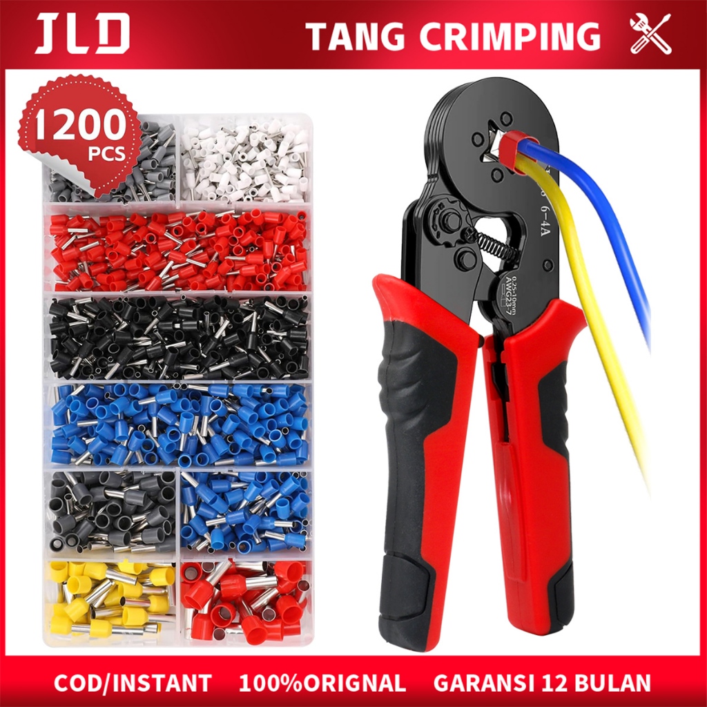 Jual JLD Tang Crimper Ferrule (AWG 23-7/ 0.25-10mm²) Tang Tubular ...
