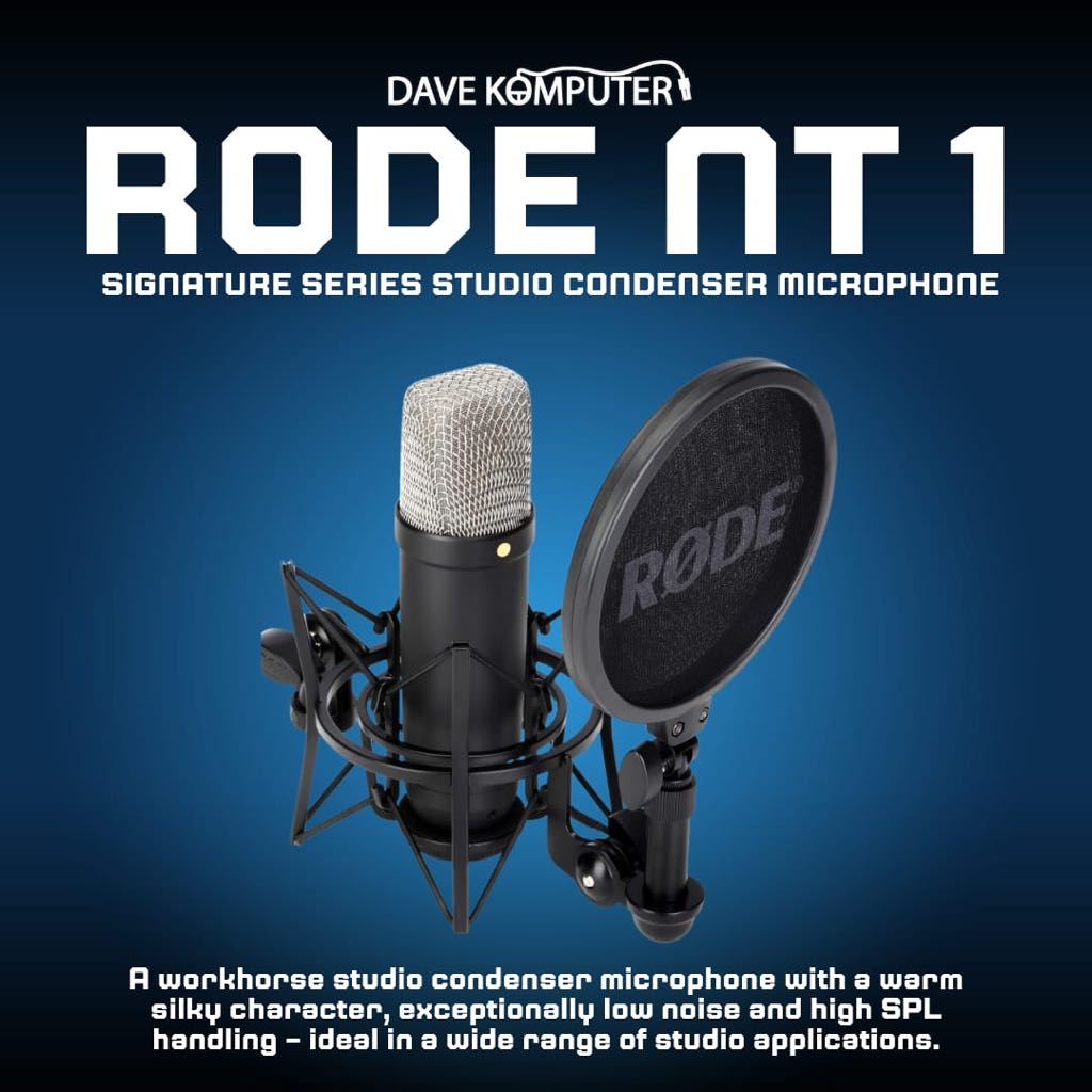 Jual Rode NT1 Signature Series Studio Condenser Microphone | Shopee ...