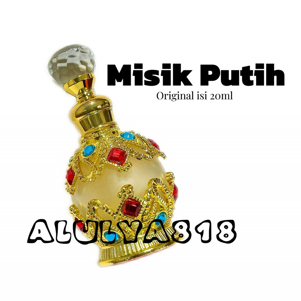 Jual Misik Putih Super Asli Original Wangi Tahan Lama isi 20ml | Shopee ...