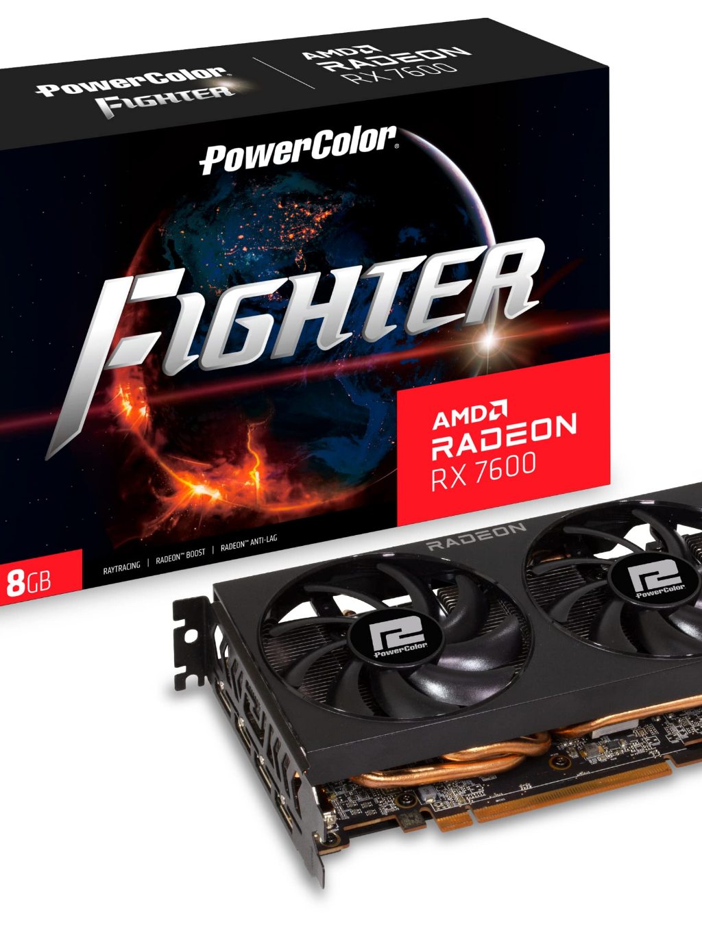 Jual POWERCOLOR RX 7600 FIGHTER 8GB | Shopee Indonesia