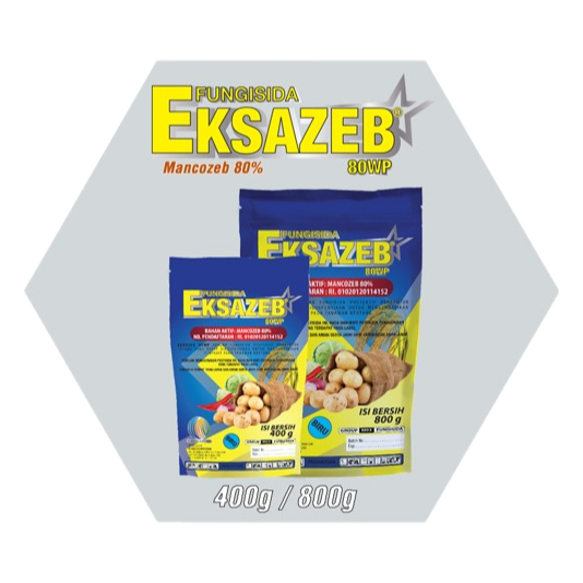 Jual EKSAZEB / FUNGISIDA / MANCOZEB BIRU 80 WP 800 gr | Shopee Indonesia