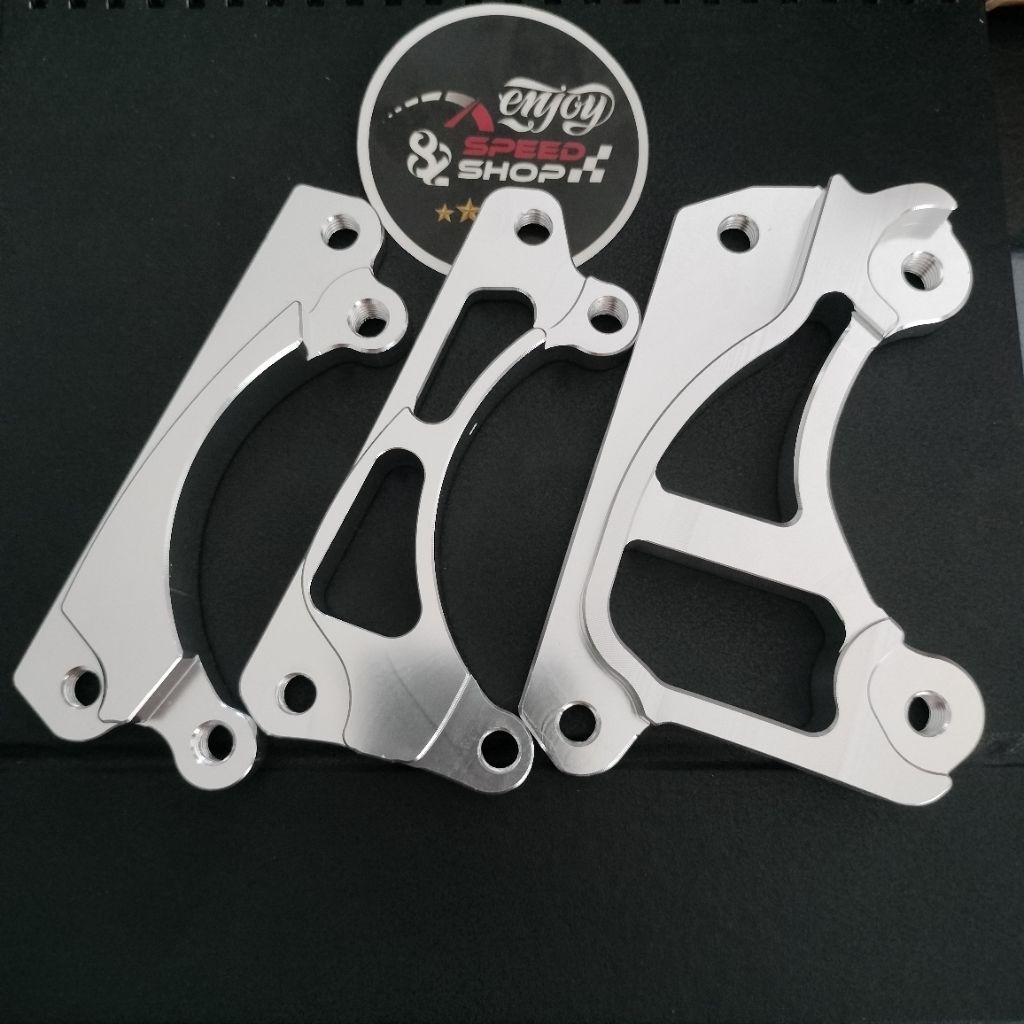 Jual breket / bracket kaliper 2p 2piston brembo / ktc variasi untuk beat scopy vario genio ...