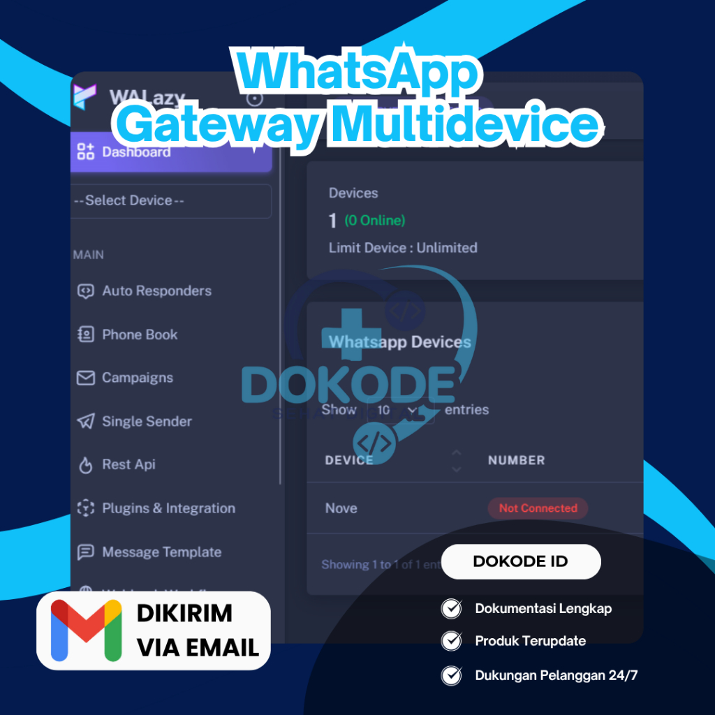 Jual WhatsApp Gateway 2025 [WaLazy V 5.0.2] | Shopee Indonesia