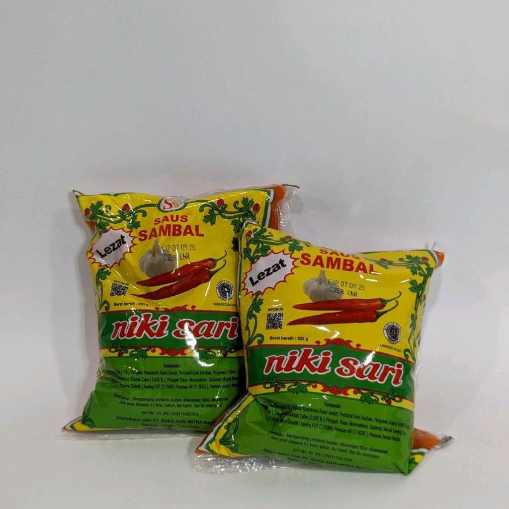Jual Saus Sambal Nikisari dengan kemasan plastik 655 gram | Shopee ...