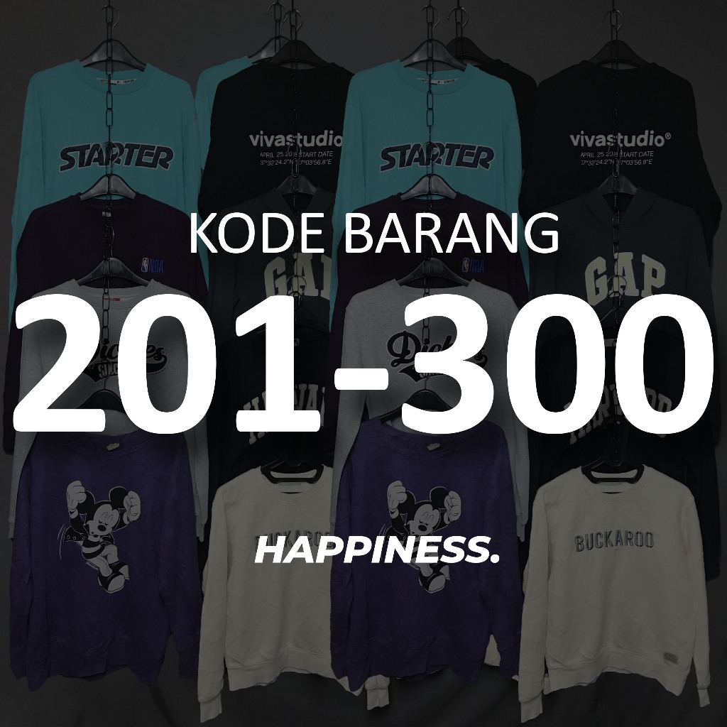 Jual KODE BARANG (201-300) | Shopee Indonesia