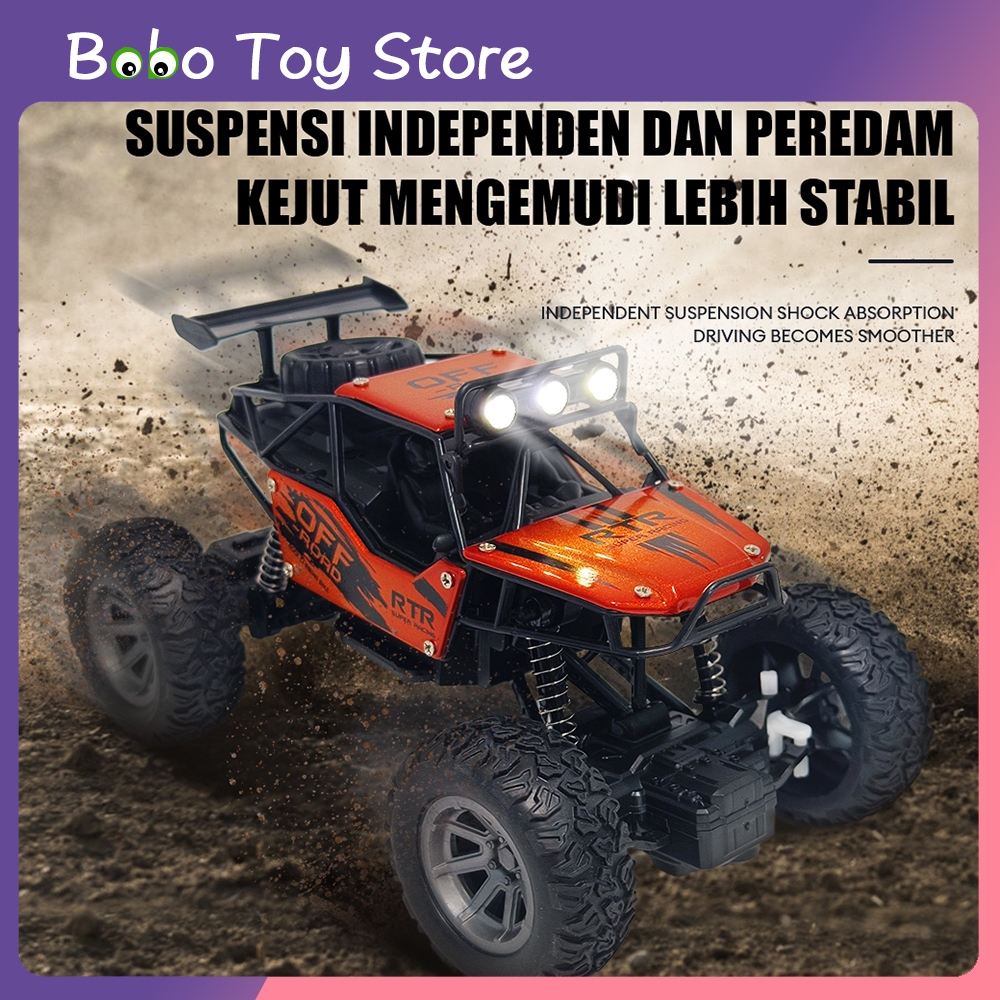 Jual BOBO Mobil Remote Control Alloy Off-Road Car Mainan RC Mobil Climbing Car 2WD Powerful ...