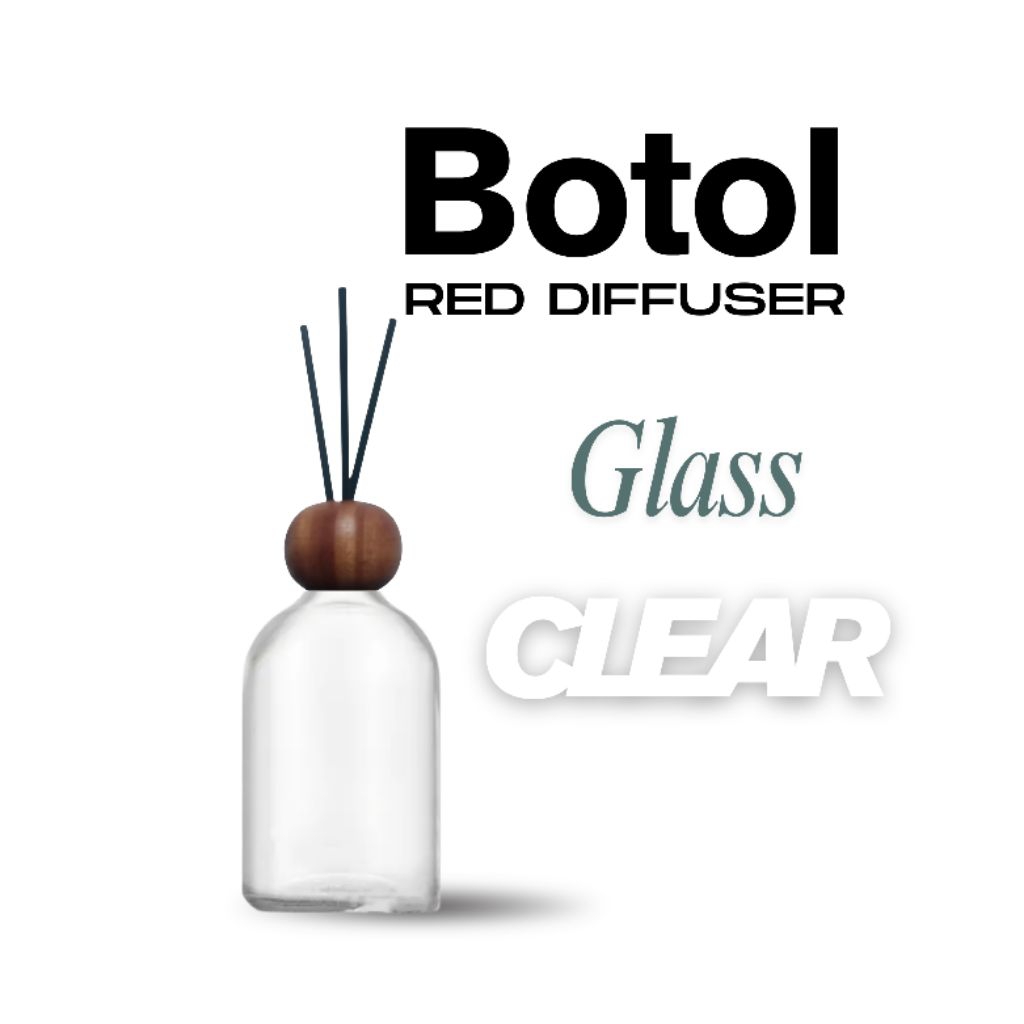 Jual Botol Red Diffuser 100 ML Clear & Amber Tutup Kayu | Shopee Indonesia