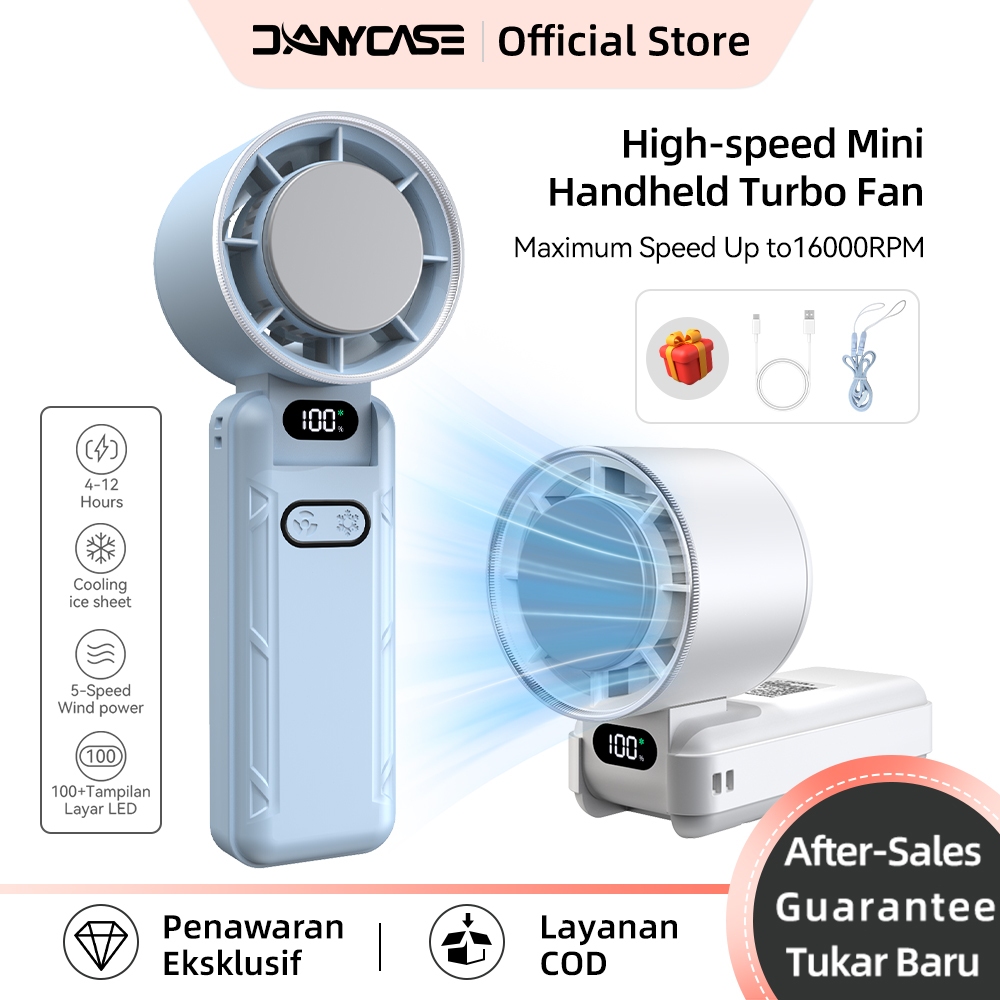 Jual DANYCASE Mini Fan Semi-Conductor Cooling Fan High Speed Kipas ...