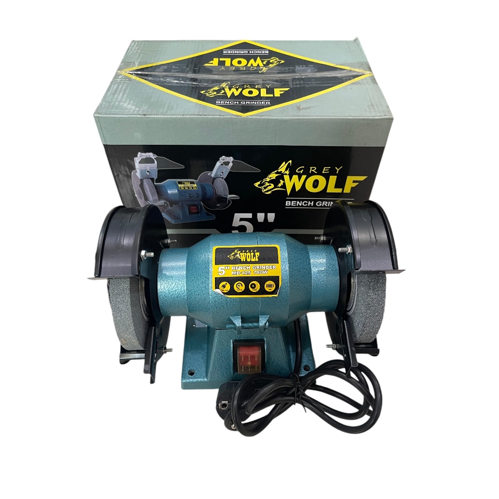 Jual Mesin Gerinda Duduk Grey Wolf 5" MD 125 / Grey Wolf Bench Grinder ...