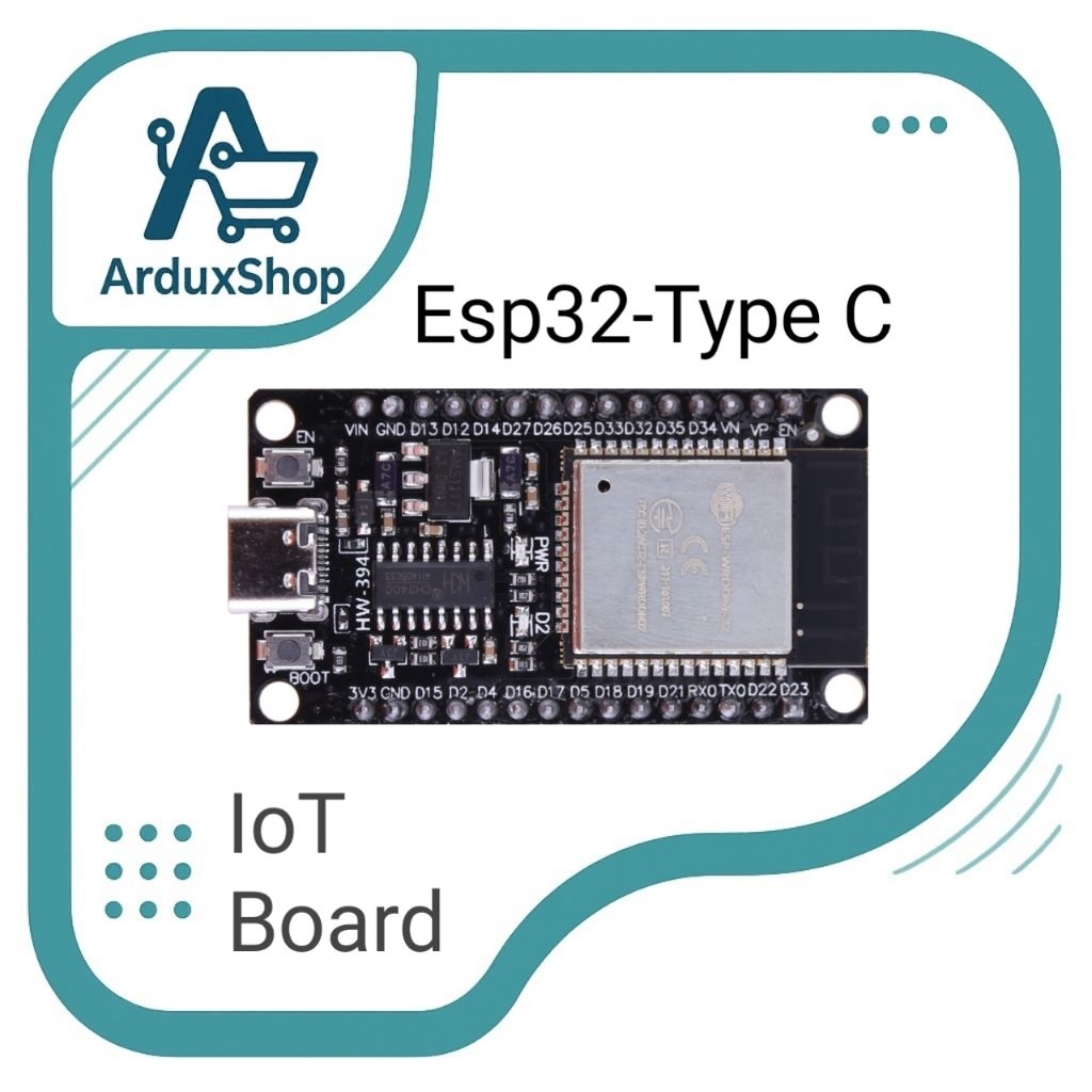 Jual Microcontroller IoT ESP-32 USB Type-C | Shopee Indonesia