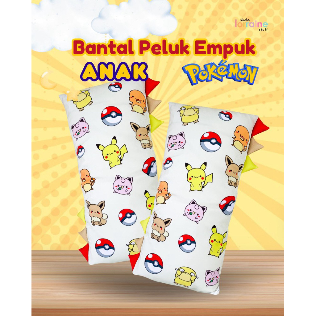 Jual Bantal Peluk Anak Karakter Pokemon Lucu – Bantal Guling Empuk ...