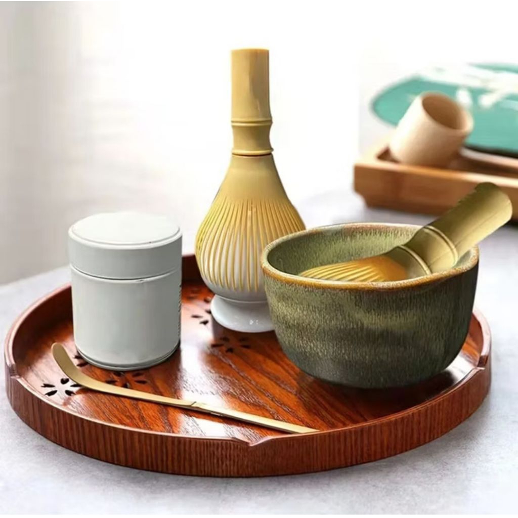 Jual READY STOCK!! Food Grade plastic chasen premium matcha tea set ...