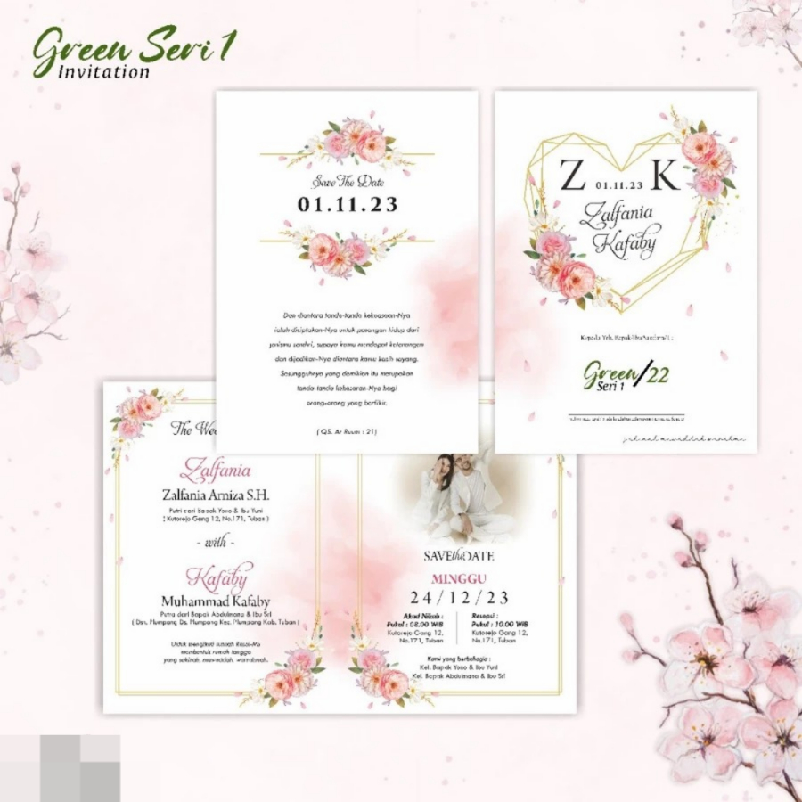 Jual UNDANGAN PERNIKAHAN CUSTOM FULL COLOUR - CETAK UNDANGAN NIKAH ...