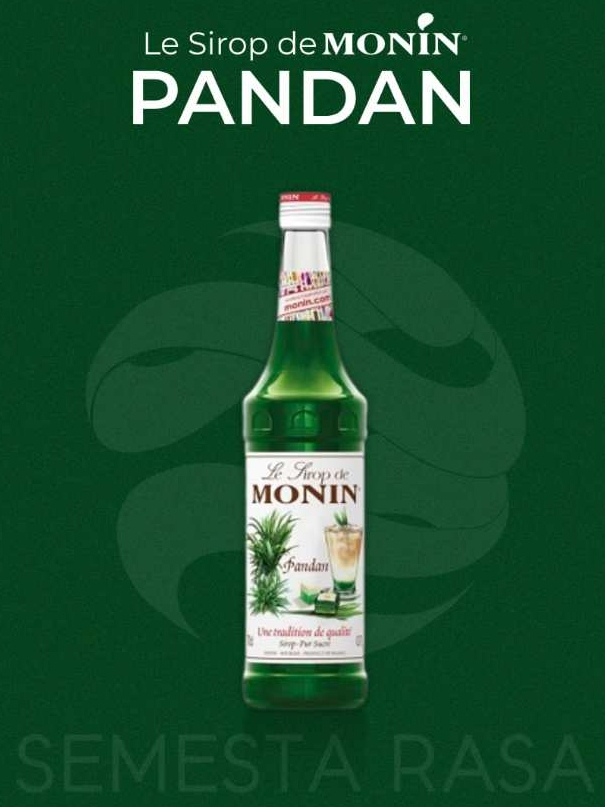 Jual Monin Syrup Pandan 700 mL | Sirup Rasa Pandan | Shopee Indonesia