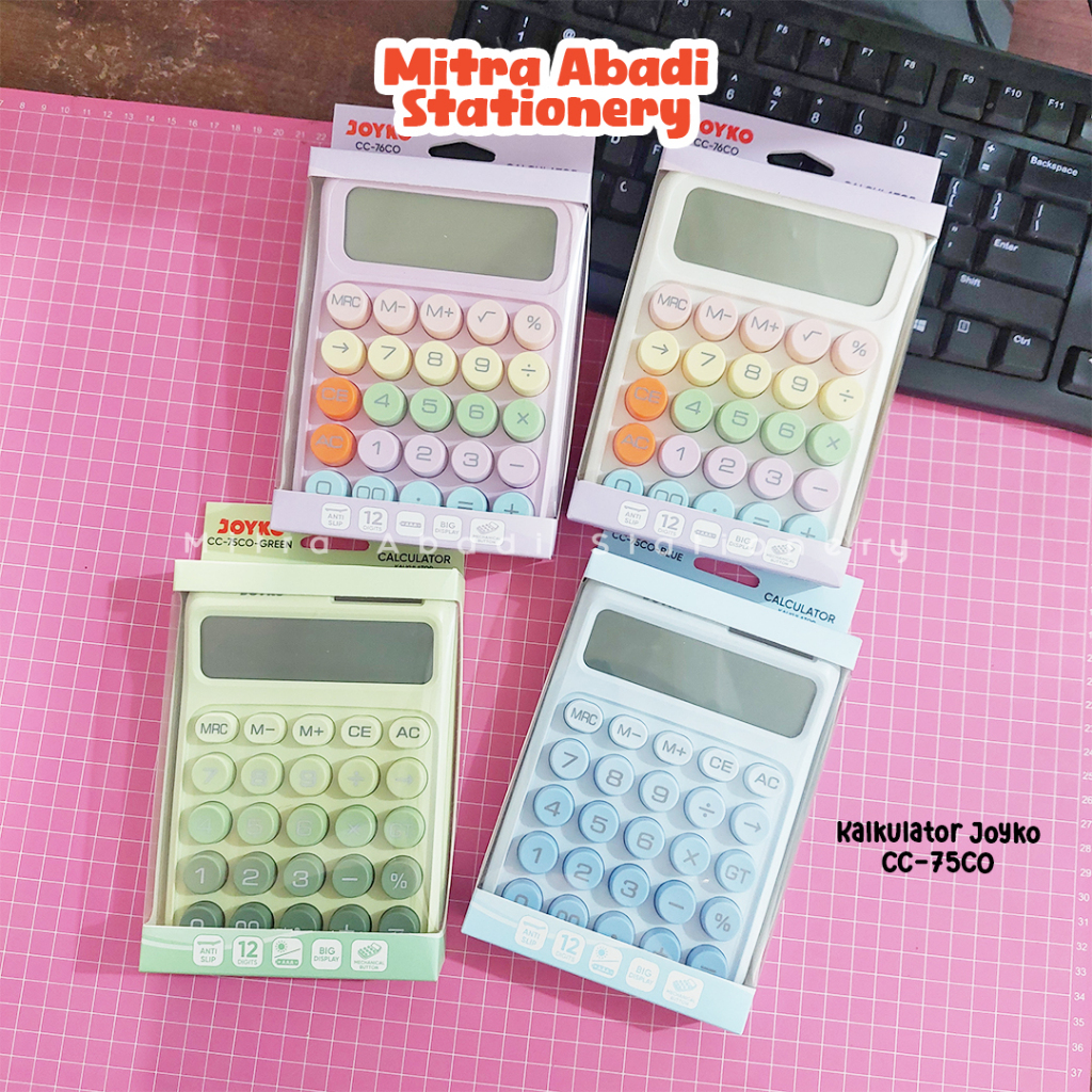 Jual KALKULATOR JOYKO CC-71CO / CALCULATOR CHECK & CORRECT KALKULATOR ...
