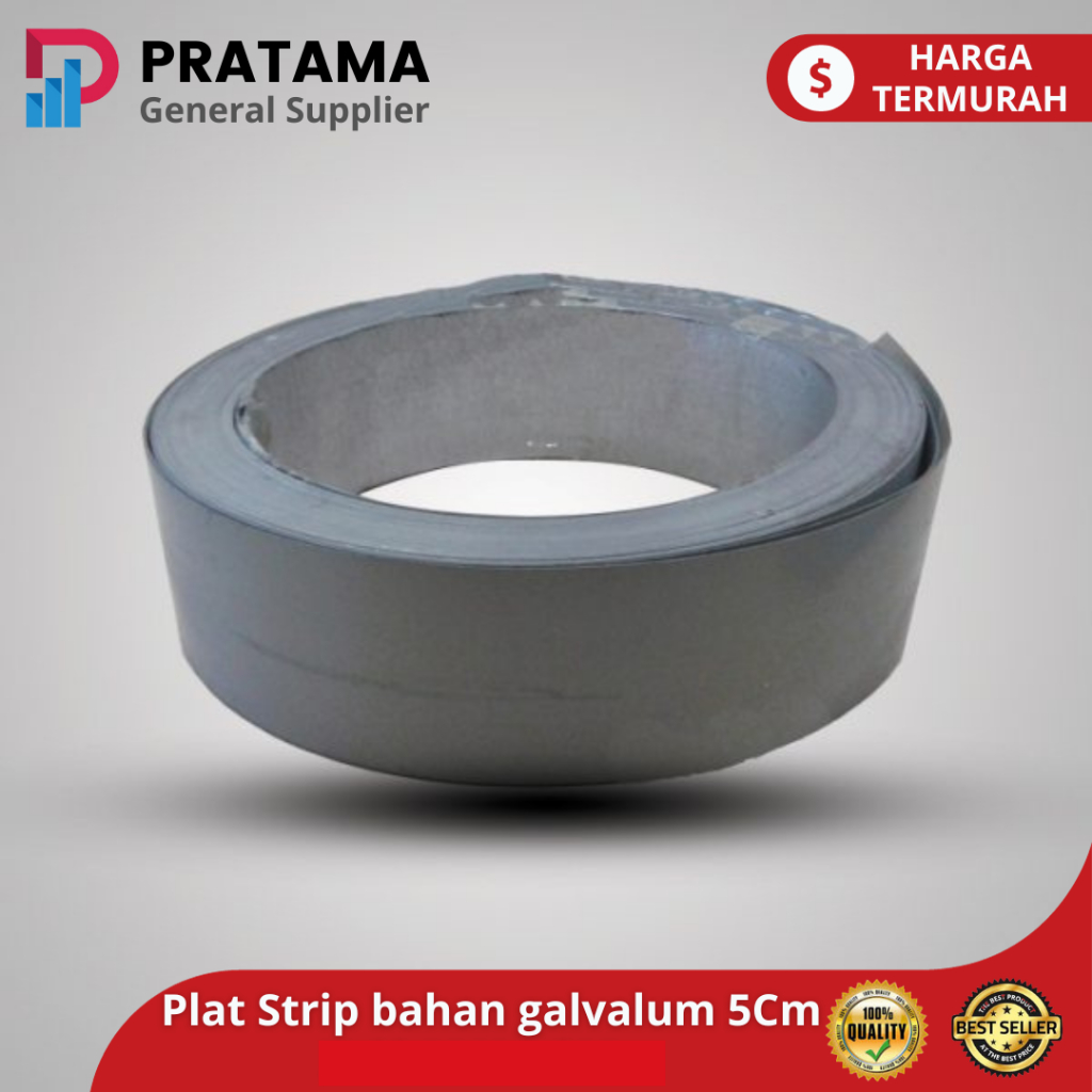 Jual Plat Strip galvalum 5Cm X 40 M X 0.25Mm plat strip bahan galvalume ...