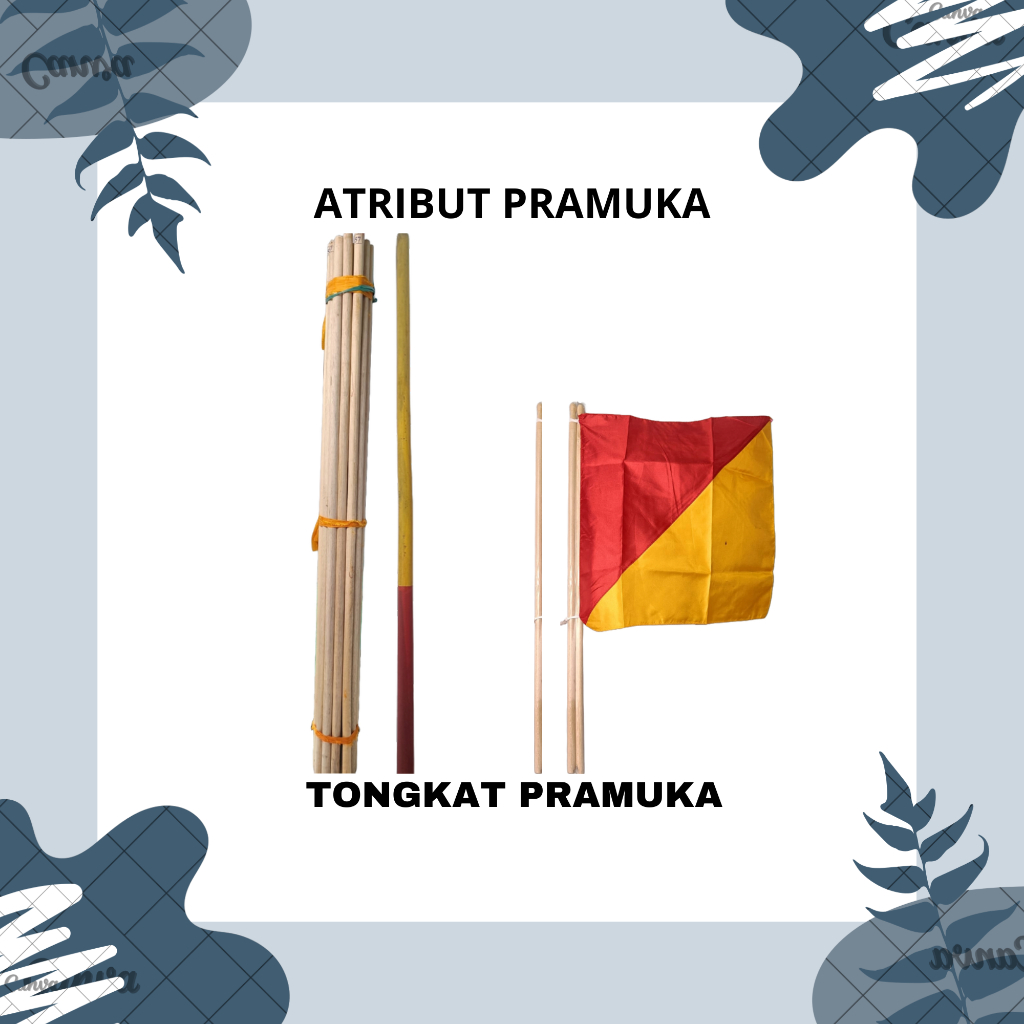 Jual Tongkat Pramuka & Tongkat Semaphore + Bendera | Kayu Serbaguna ...