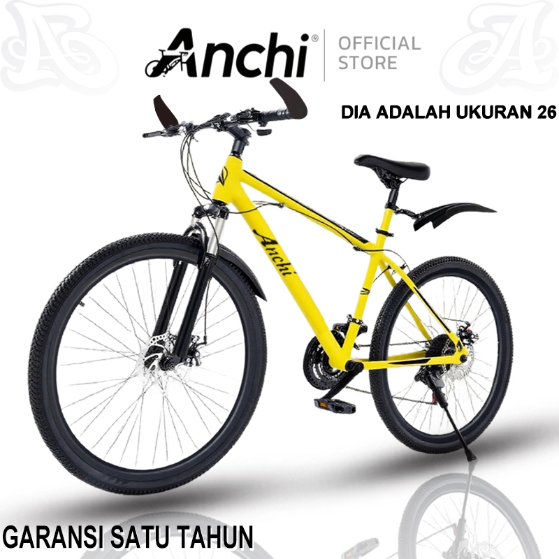 Jual Anchi【24 hours delivery】Sepeda gunung 26/27.5 inch mountain bike Basikal dewasa murah ...