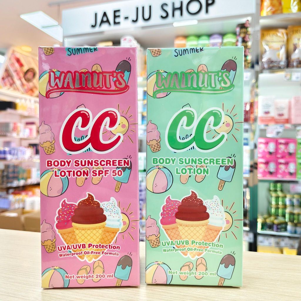 Jual WALNUTS CC Body Sunscreen Lotion SPF 50 PA+++ Thailand / Sunscreen ...
