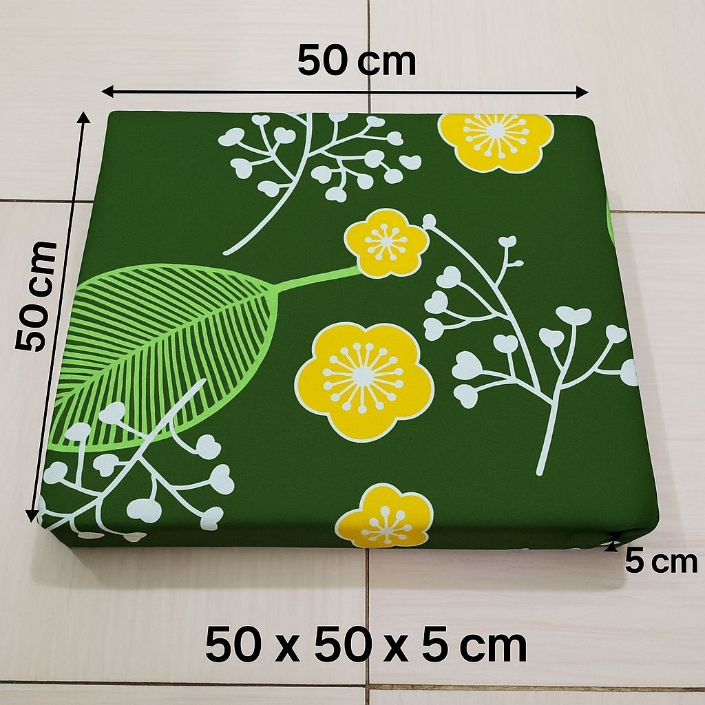 Jual busa isi bantal kotak tebal 5cm alas duduk lesehan | Shopee Indonesia