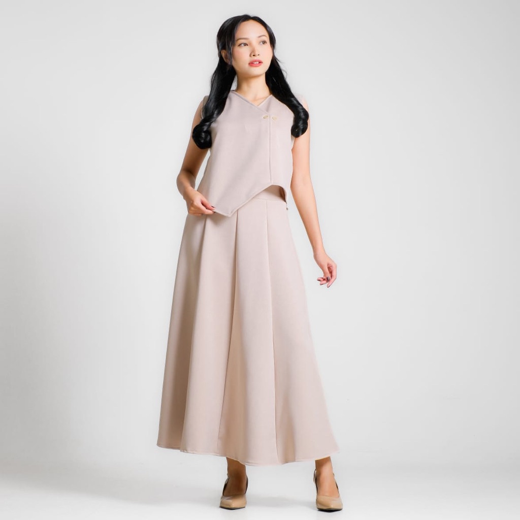 Jual Naomi Vest Set - Set Blazer Wanita - Vest Outer Set - Setelan Rok ...