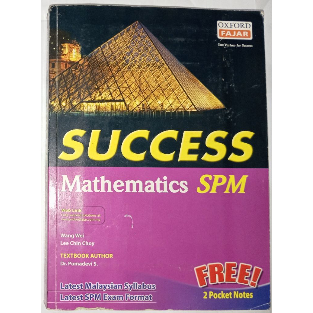 Jual Success Mathematics SPM By Wang Wei & Lee Chin Choy (ORIGINAL ...
