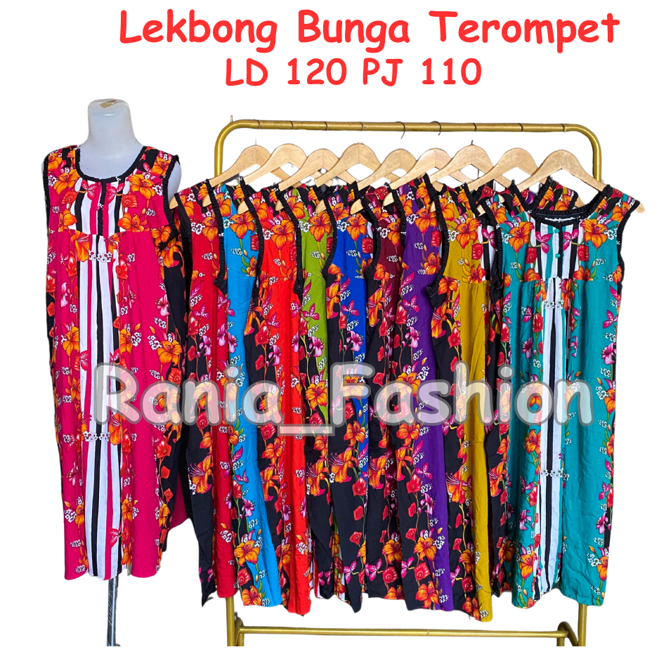 Jual Daster Rania Fashion Motif LEKBONG BUNGA TEROMPET Viral Terbaru ...
