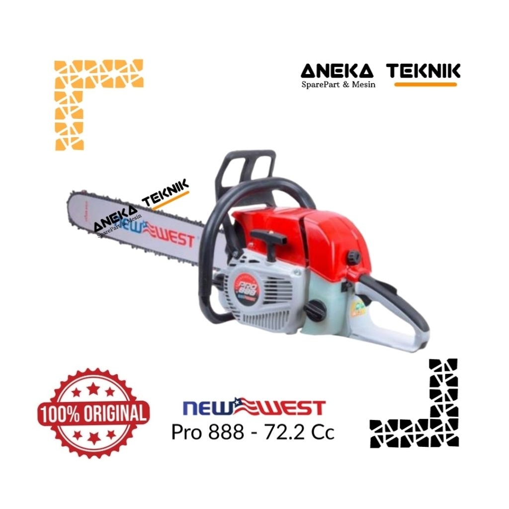 Jual Aneka Teknik - Mesin Gergaji Kayu / Chainsaw Senso Sinso New West ...