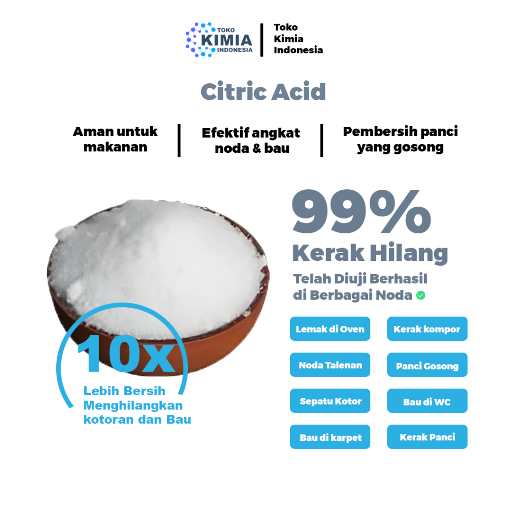 Jual Citric Acid / Citrun / Asam Sitrun ( 1 KG ) | Shopee Indonesia