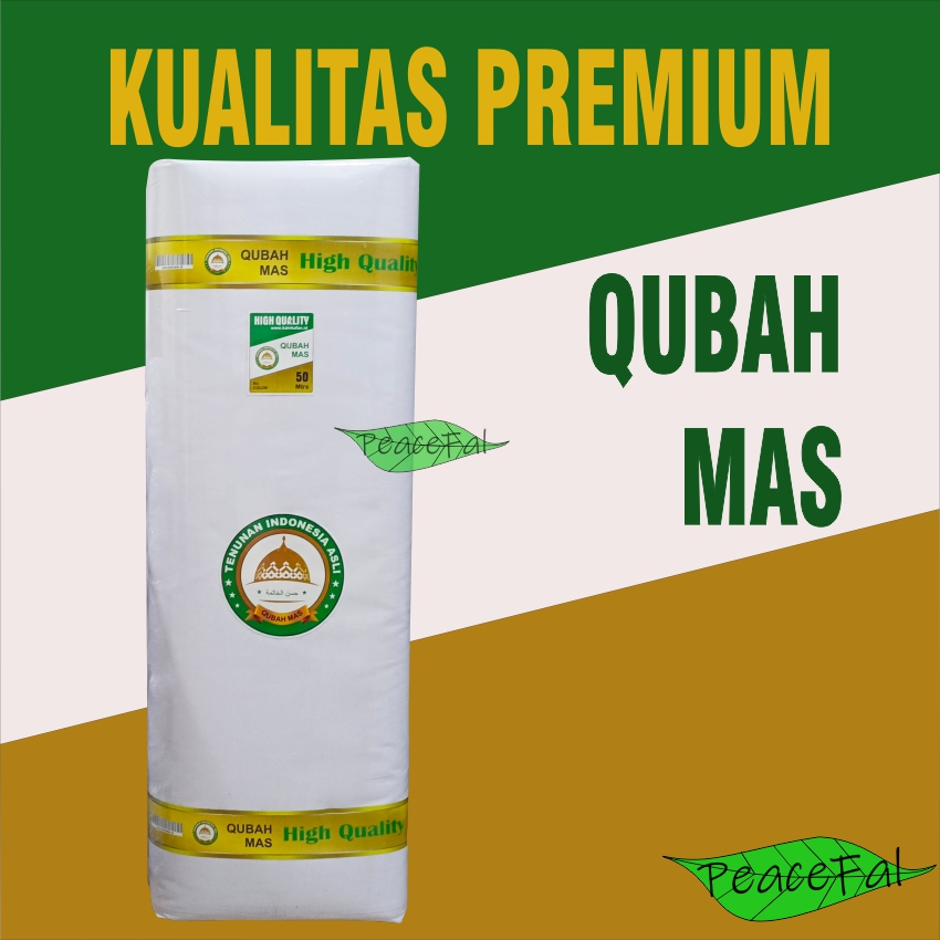 Jual Qubah Mas Kain Kafan Premium L-150cm x P-50 meter | Shopee Indonesia