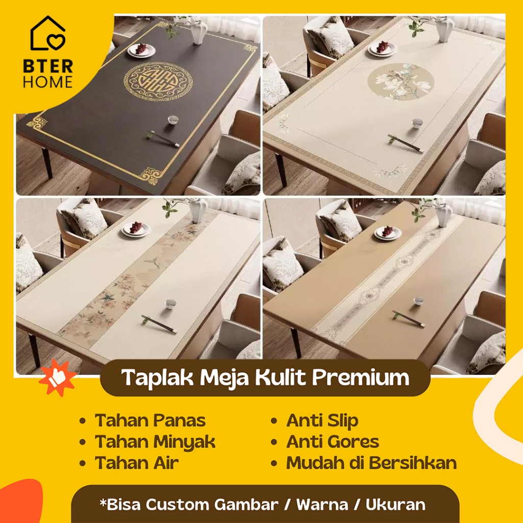 Jual Bter Home Taplak Meja Elegan Motif Oriental Modern Klasik Bahan ...