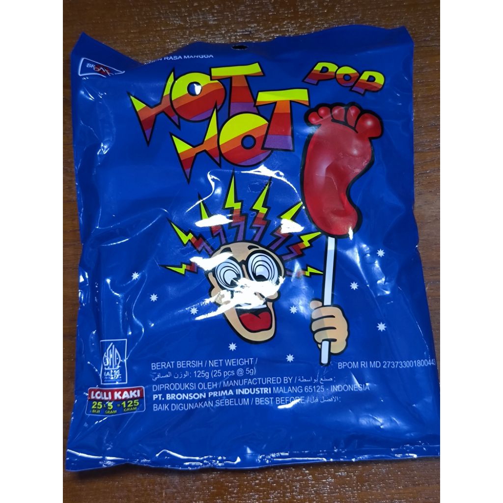 Jual BRONSON HOT HOT POP PERMEN KAKI ISI 25pcs | Shopee Indonesia