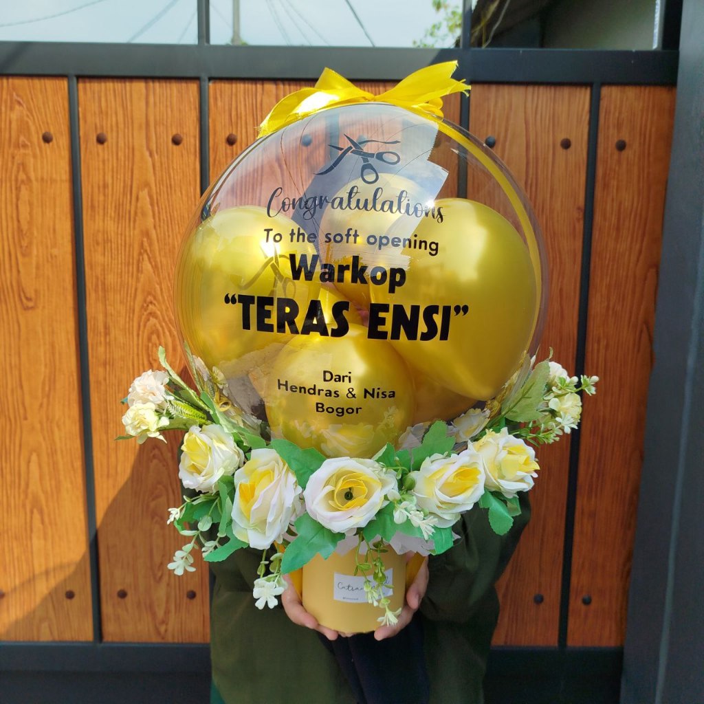 Jual Bucket Balon/Buket Balon Bunga Wisuda/Bouquet Bunga Wisuda Grand ...