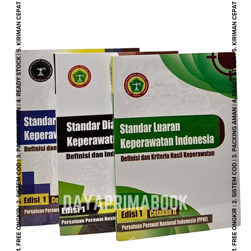 Jual PAKET 3 BUKU KEPERAWATAN SDKI, SLKI, SIKI 3S EDISI TERBARU. | Shopee Indonesia