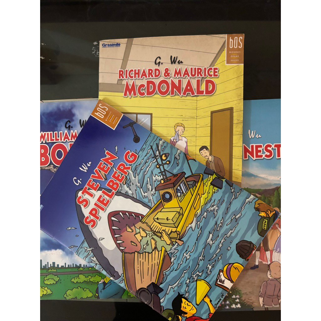 Jual Buku Biografi Orang Sukses Bos Lengkap G Wu Shopee Indonesia