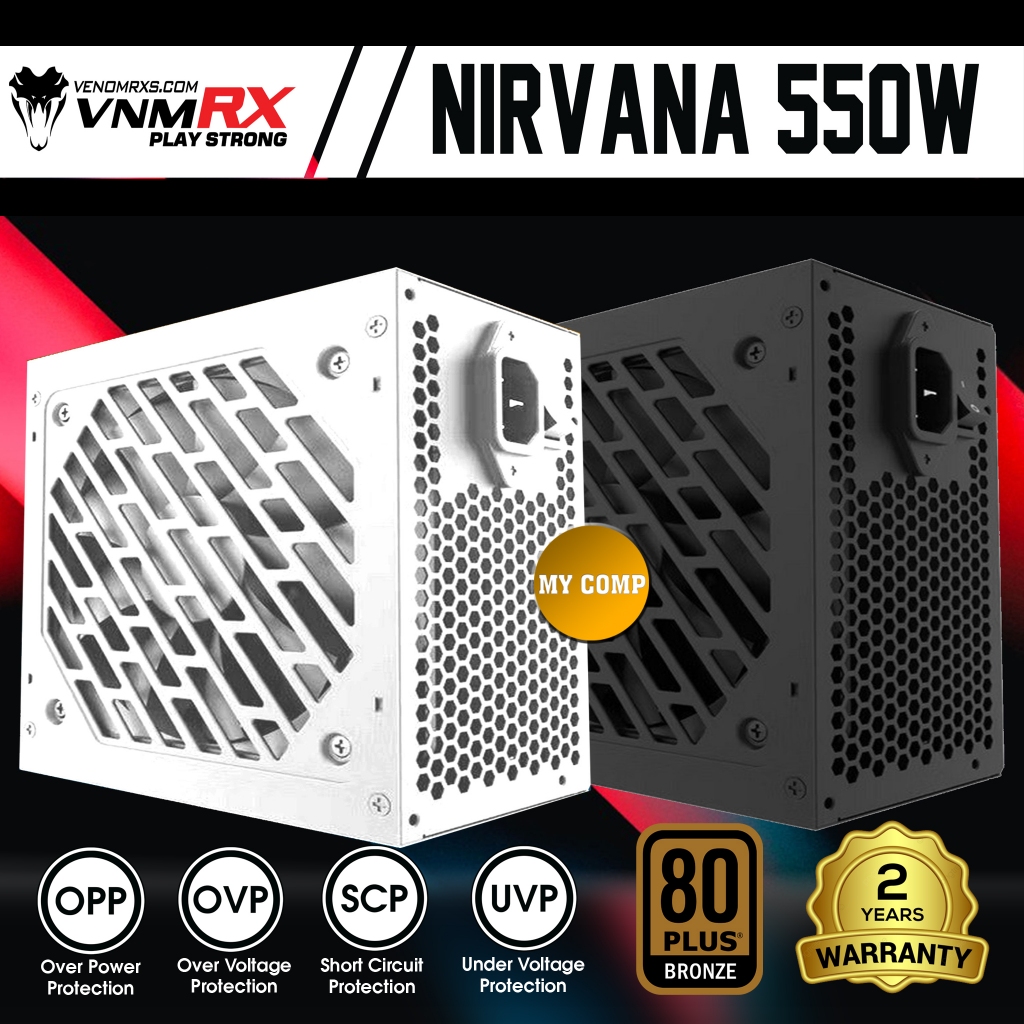 Jual Power Supply VenomRX Nirvana 550W 85+ Bronze PSU 550 Watt Venom RX ...